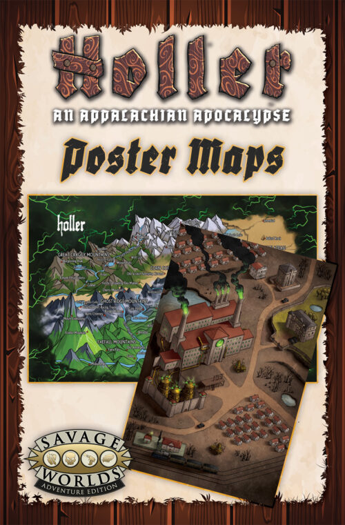 Holler: An Appalachian Apocalypse for Savage Worlds - Poster Map ...