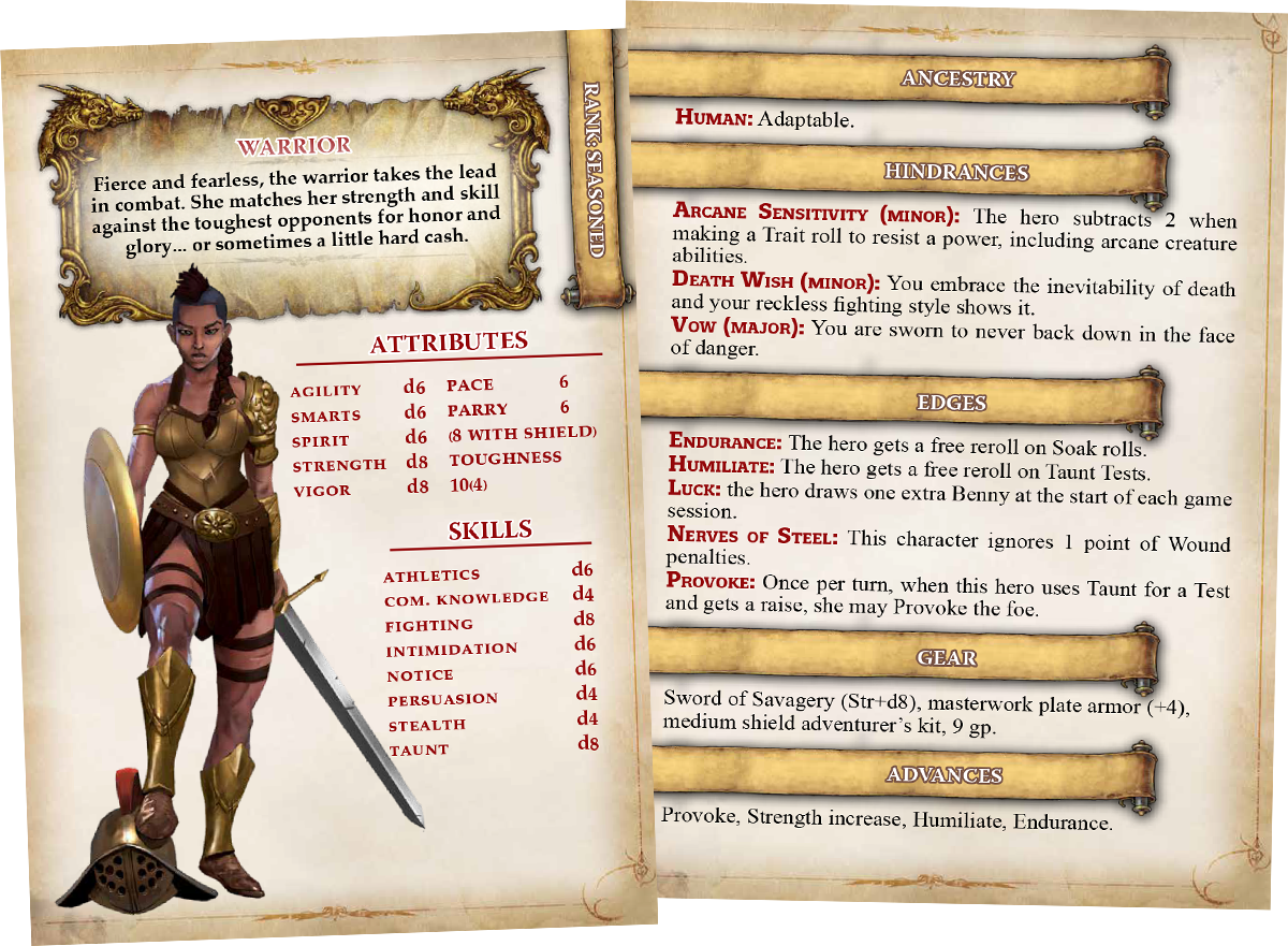 Savage Worlds character generator | Tabletop Roleplaying Open | RPGnet Forums