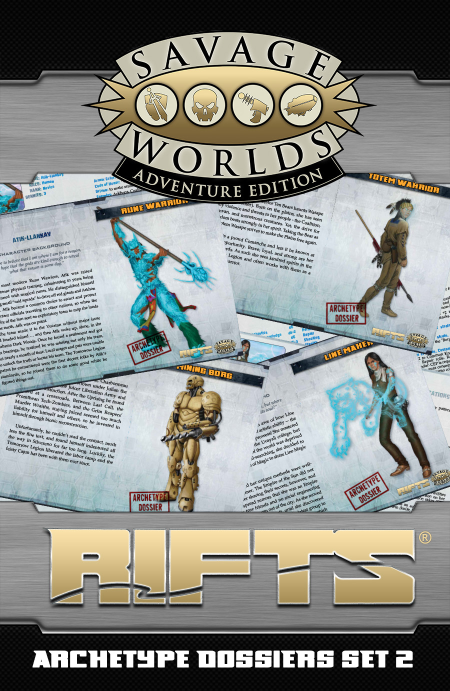 Rifts® for Savage Worlds: Archetype Dossiers Box Set 2 (Dossiers Sets 4 & 5) | Pinnacle ...
