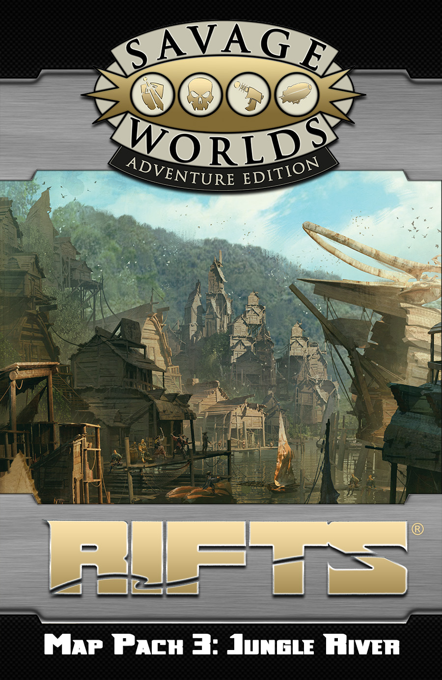 Rifts® for Savage Worlds Map Pack 3: Jungle River | Pinnacle ...