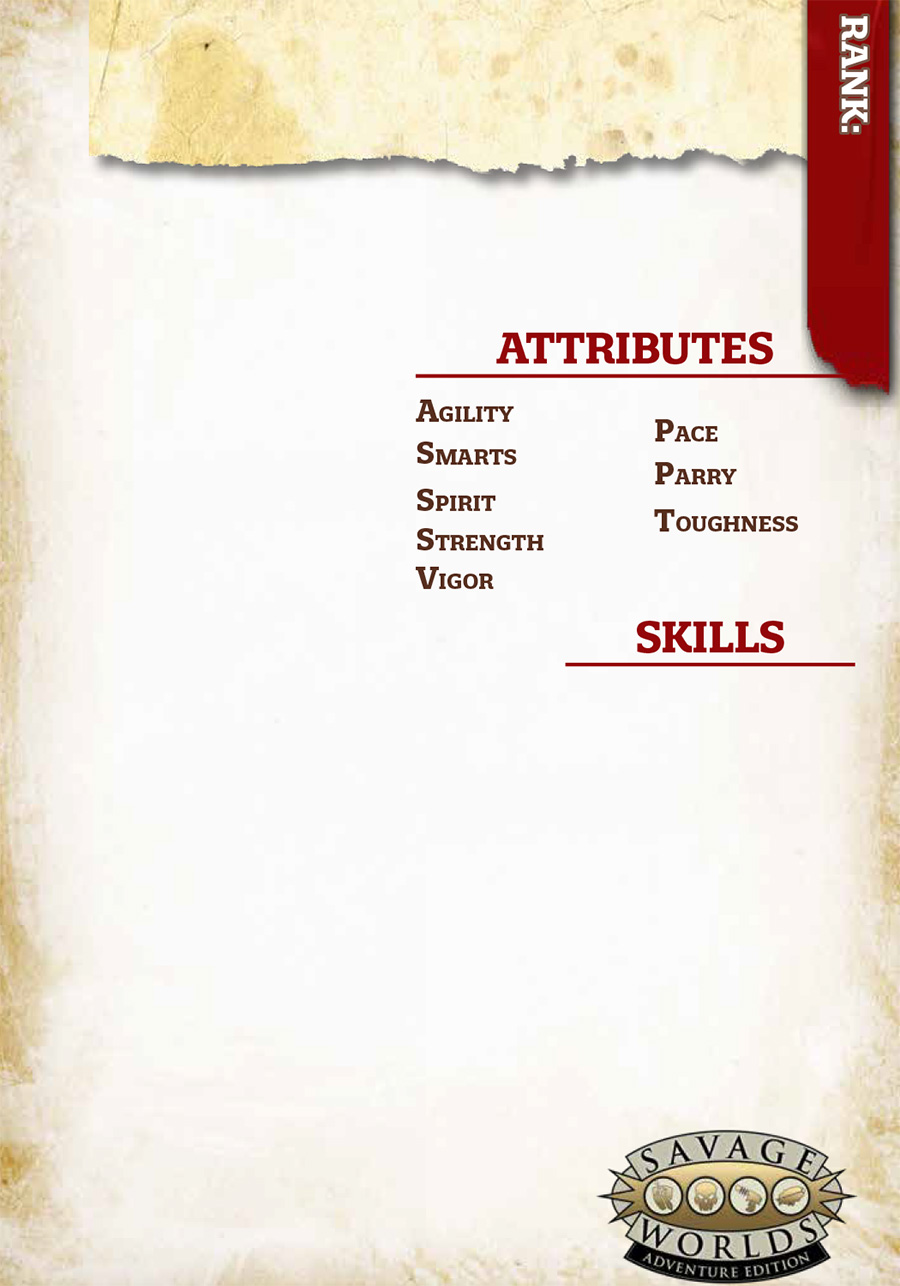 Savage Worlds Adventure Edition | Pinnacle Entertainment Group